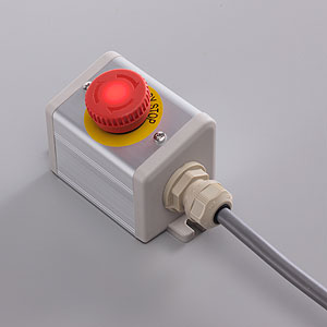 製品検索 | SBOX-50x57(D)-照光式非常停止（頭径φ30）1点/富士電機製付-1m配線済 | SUS FA Factory Automation