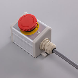 製品検索 | SBOX-50x57(D)-非常停止（頭径φ40）1点/富士電機製付-1m配線済 | SUS FA Factory Automation