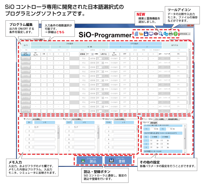 SiOプログラマー | SiO｜製品一覧｜SUS FA Factory Automation